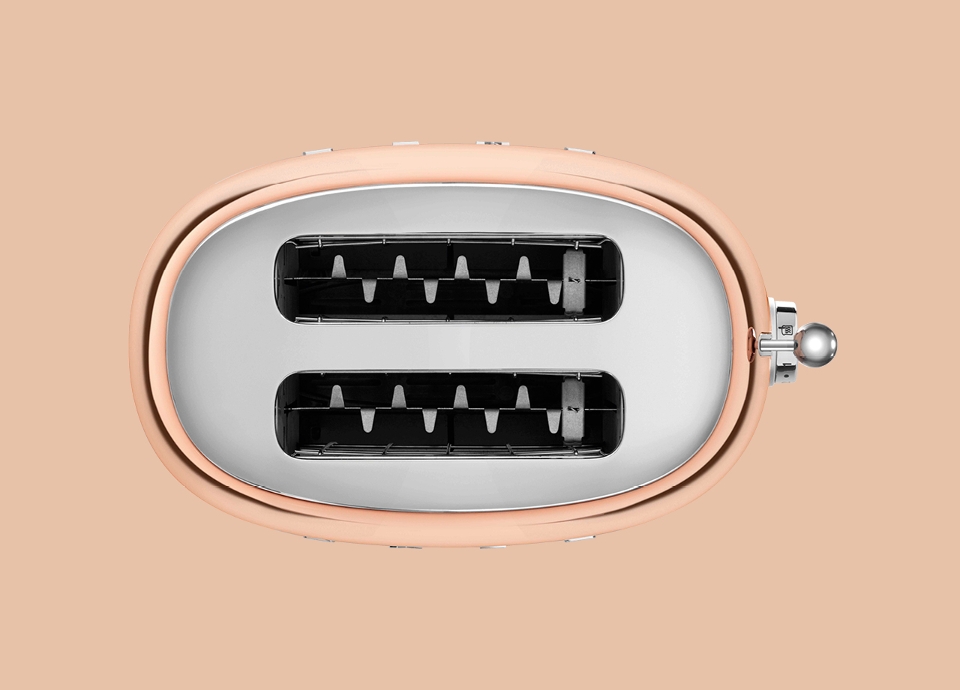 Gold and Copper are featured on SMEG products